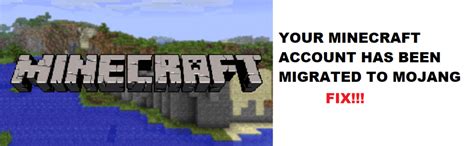 2 Steps To Fix Minecraft Error Your Minecraft Account Has Already Been Migrated To A Mojang