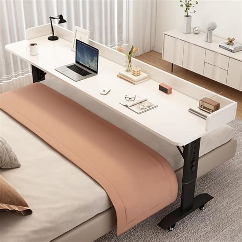 Bedtable Bed Desk Over The Bed Table With Wheels Philippines Ubuy