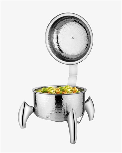 Modern Round Chafer Hmrdseries Stainless Steel Capacity 6 Litre At