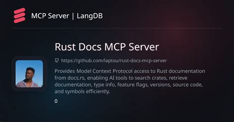 Rust Docs Mcp Server Langdb