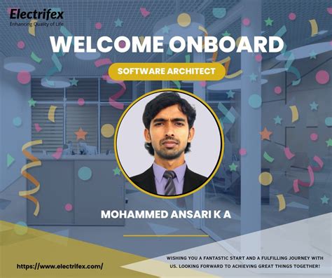Electrifex On Linkedin Welcome To The Team Mohammed Ansari Excited To Have You On Board As Our