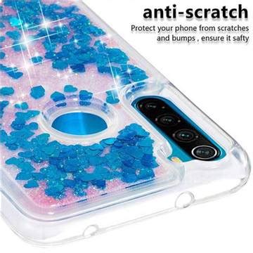 Off Dynamic Liquid Glitter Quicksand Sequins Tpu Phone Case For Mi Xiaomi Redmi Note Blue
