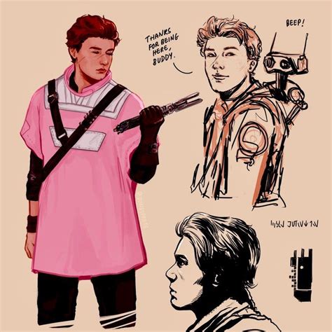 Ihad To Draw The Pink Poncho At Least Once Star Wars Drawings