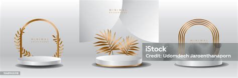 사실적인 실린더 받침대 연단이 있는 고급스러운 배경 추상 벡터 렌더링 기하학적 형태 모형 제품 디스플레이 제품을 보여주기 위해 서십시오 최소한의 벽 장면 무대 쇼케이스 0