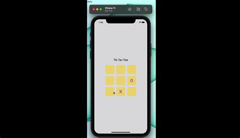 tic tac toe game built using swiftui