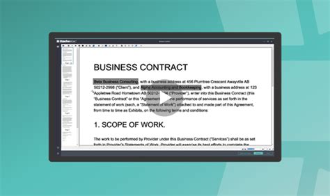 Redaction Software Tool For Pdf Word And Automated Objective Corporation