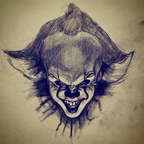 Pennywise Sketch At Explore Collection Of Pennywise Sketch At Explore Collection Of