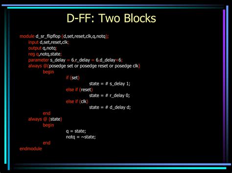 Solution Verilog Modeling Flip Flops Design Example Sequential 8 Bit