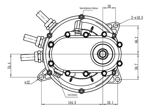 Qsj165b 60 V3 10000w 60h Pmsm Gearbox Encoder Mills Light