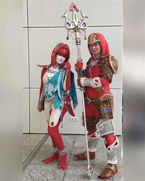 [botw] Was At Gamescom Today As Red Zora Link And Met This Amazing