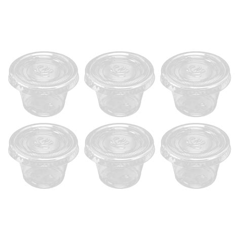 Vaso De Salsa Desechable 100 Juegos Vaso De Salsa De Plástico Vasos De