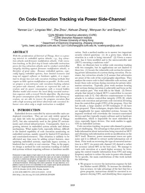 2016 Ccs Power Pdf Cryptography Encryption