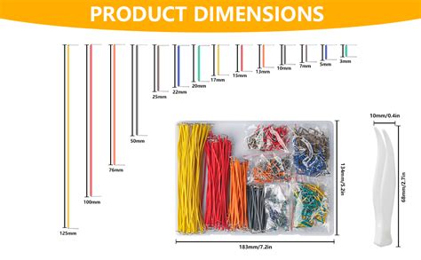 840 Pcs Breadboard Jumper Wires Kit Pcb Breadboard Jumper Wire Cables Solderless Flexible