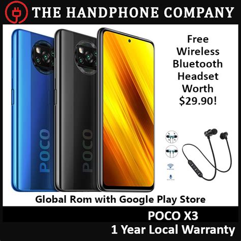 Xiaomi Poco X Nfc Gb Gb Ram Global Version Year Local Xiaomi Warranty Free Wireless