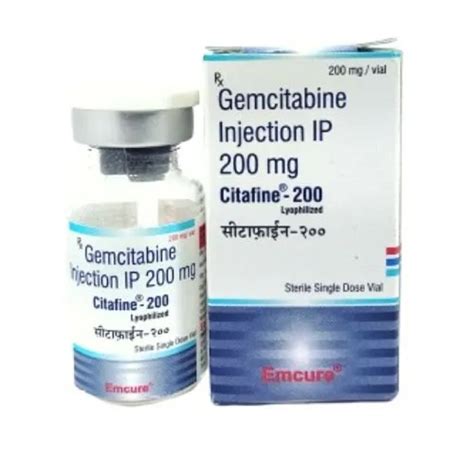 Gemcitabine Hcl Injection At Rs 800 Vial Varachha Road Surat Id 26330216662