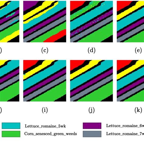 Segmentation Results Obtained By Different Approaches On The Salinasa