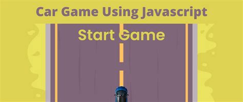 Responsive Car Game Using Html Css And Javascript Dev Community