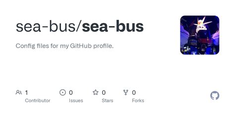 Github Sea Bus Sea Bus Config Files For My Github Profile