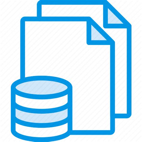Database Document File Folder Write Icon