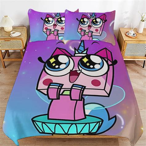 Unikitty Bed Duvet Cover Microfiber Bedding Sets 3d Printed