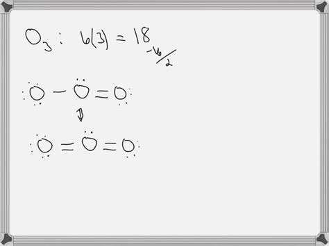 Draw Lewis Structures For The Ozone Molecule O3 In The First Marvin Window And The Hydrogen