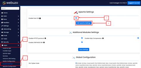 How To Enable Disable Fastcgi For Apache Server Via Webuzo