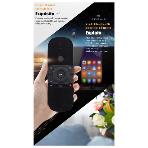 2x Mini Air Mouse Fly Air Keyboard Airmouse For 90 81 Android Tv Box