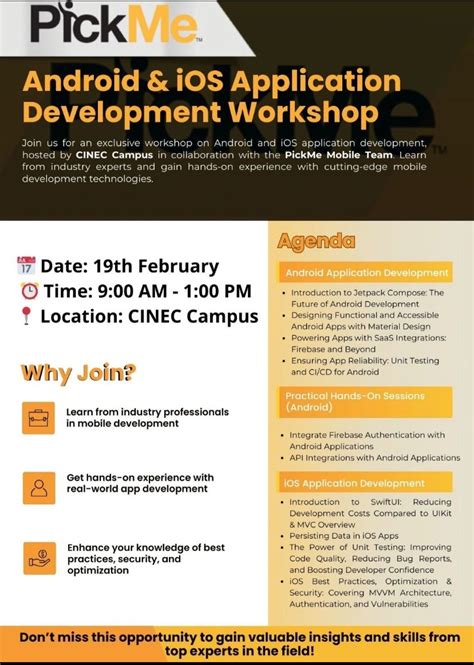 Mobiledevelopment Android Ios Pickmeworkshop Appdevelopment