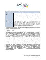 Exploring Gender Sexuality And HIV Counselling Comprehensive Course Hero