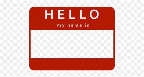 Red Name Tag Icon HD Png Download Vhv