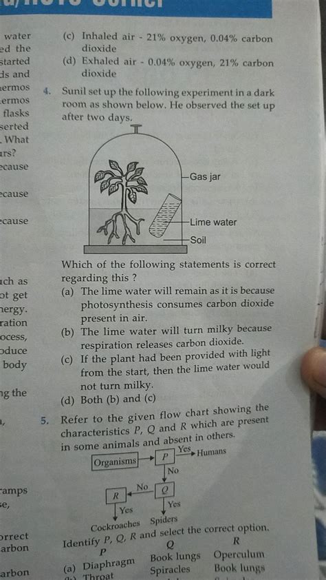 Refer To The Given Flow Chart Showing The Characteristics P Q And R Whic