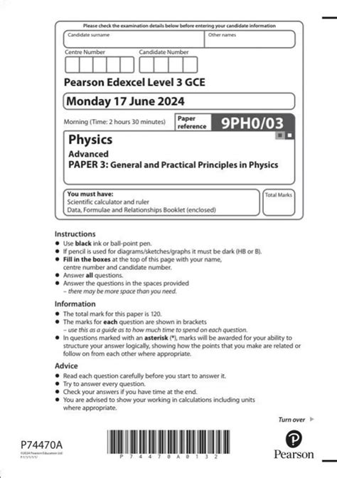Edexcel Physics 9ph0 03 Paper 3 Question Paper General And Practical