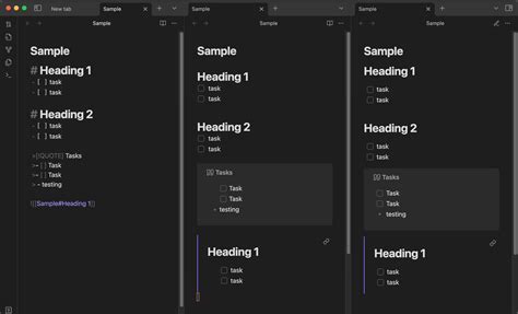 tasks checkboxes in callouts inconsistent starting positions or