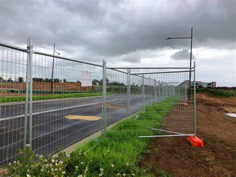 Temporary Fencing A Movable Security Barrier
