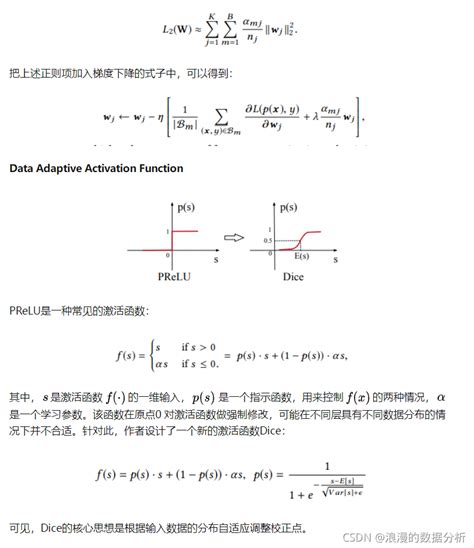 阿里din模型深度兴趣网络详解及理解 Csdn博客