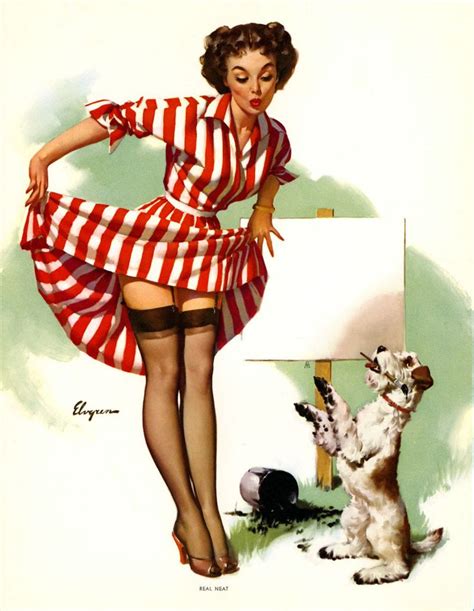 41 Best The Art Of Gil Elvgren Images On Pinterest Sketches Vintage