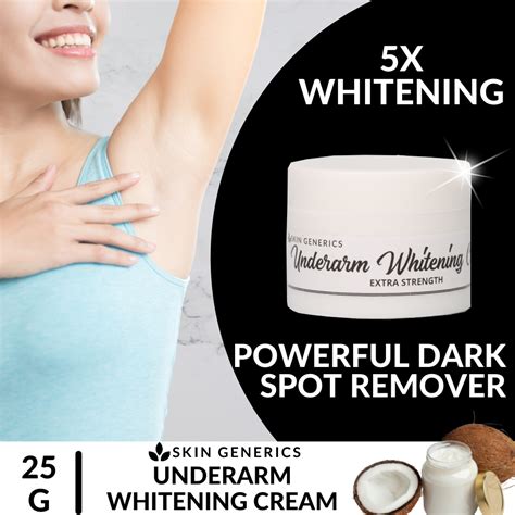 [ 5X UNDERARM WHITENING CREAM ] SkinGenerics Underarm Whitening Cream Whiter Armpits Whitening ...