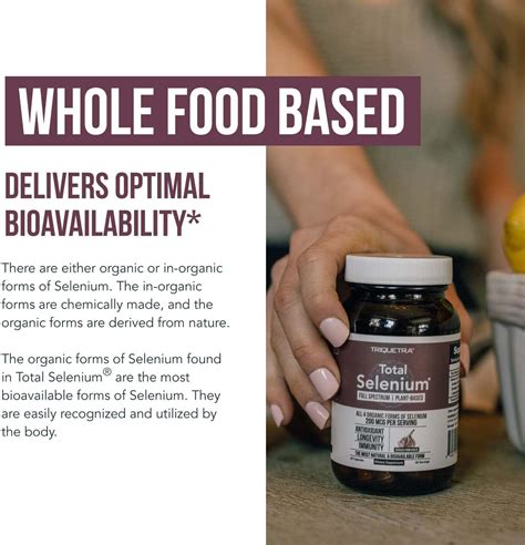 Plant Based Total Selenium Supplement 200 Mcg Full Spectrum Selenium