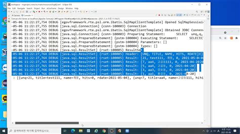 전자정부프레임워크강좌 일반게시판 목록화면3 Youtube