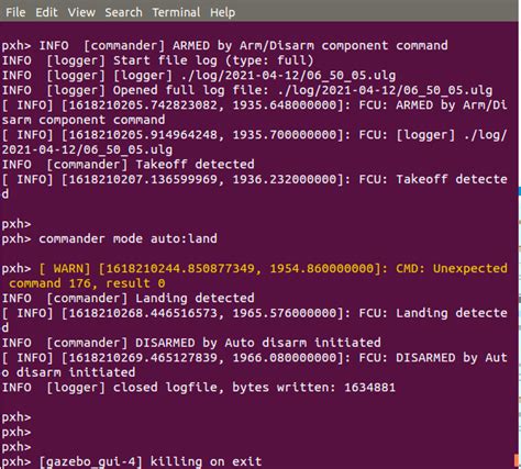 flight log creation and analysis in sitl mode flight testing and log