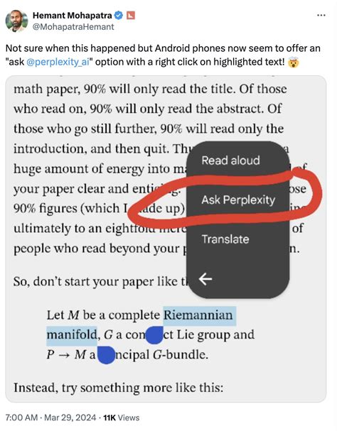 Aravind Srinivas On Linkedin Works On Images From Your Gallery Too