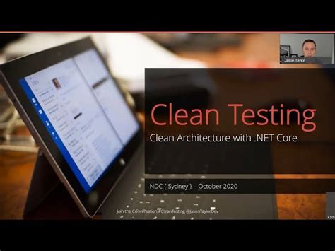 NDC Conferences Talk Clean Testing Clean Architecture With NET Core From NDC Conferences