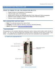 Understanding Micropipetting In The Laboratory Course Hero
