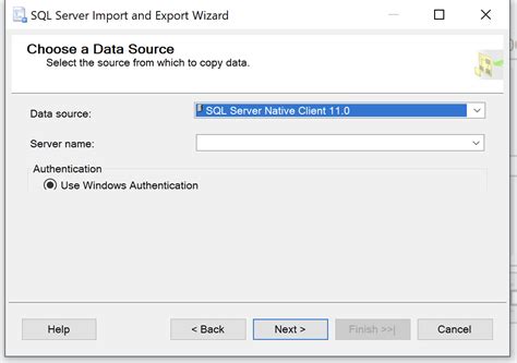 sql server data tools sql server import and export wizard cut off