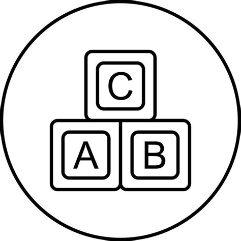 Abc Blocks Vector Icon 32214894 Vector Art At Vecteezy