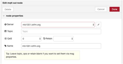 How To Configure Node Red Mqtt Publishing For Aws Iot Core Factory