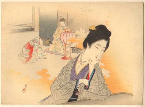 Sakata Kosetsu Original 1900 Japanese Woodblock Print 403883285