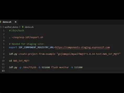 From Zero To MQTT Connection To AWS In About Minutes Using WolfMQTT On The Espessif ESP