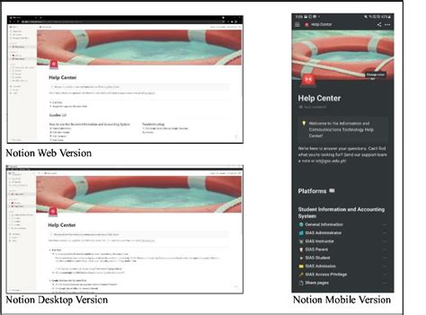 Notion View On Different Version Running Simultaneously Download Scientific Diagram