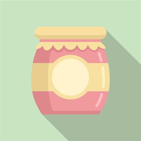 Premium Vector Jam Jar Icon Flat Illustration Of Jam Jar Vector Icon